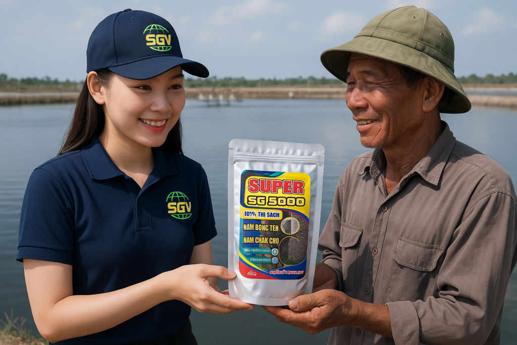 SUPER SG 5000 – Men Vi Sinh & Enzyme Chuyên Trị Nấm Đồng Tiền, Nấm Chân Chó