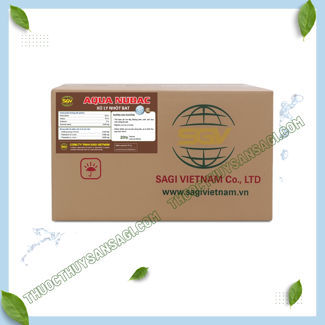 AQUA NUBAC – Giải Pháp Vi Sinh Sạch Nhớt Bạt, Ổn Định Màu Nước Ao Nuôi